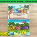 Dinosaur Toddler Printable Busy Book, Dino Learning Binder Worksheets ...