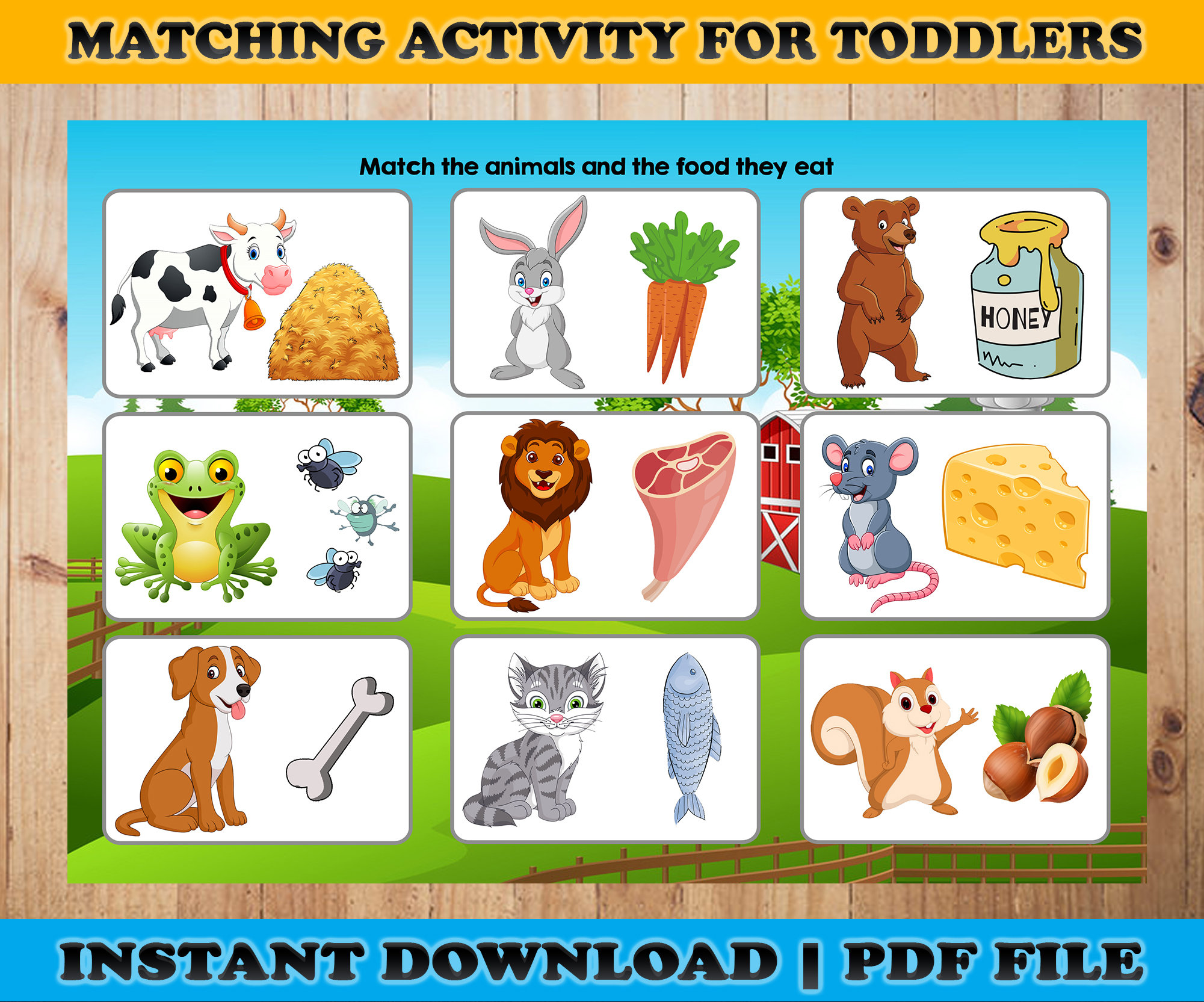 Busy Book Printable Worksheets Set Matching Activities Etsy