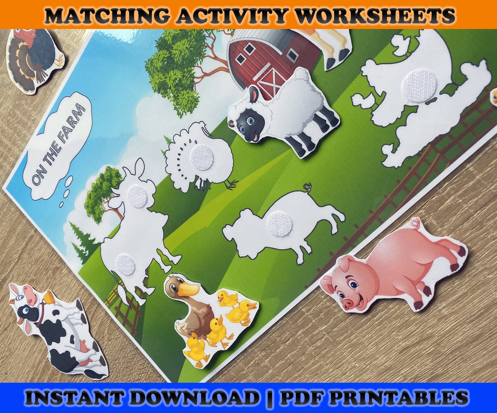 Animals Shadow Matching Activity Printable, Bugs Silhouette Toddler ...