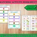 Busy Book Printable Worksheet, Matching Activities, Toddler Learning ...