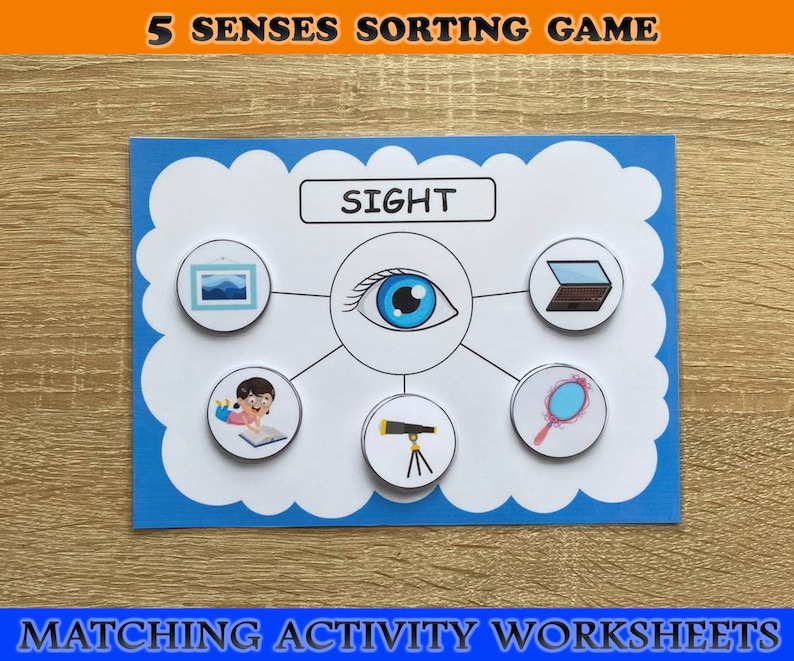 Five Senses Sorting Activity Printable 5 Senses Sorting - Etsy Canada