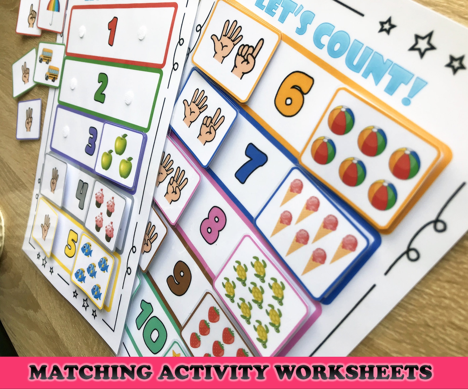 Busy Book Printable Worksheet, Matching Activities, Toddler Learning ...