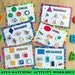 Busy Book Printable Worksheets Set, Matching Activities, Toddler ...