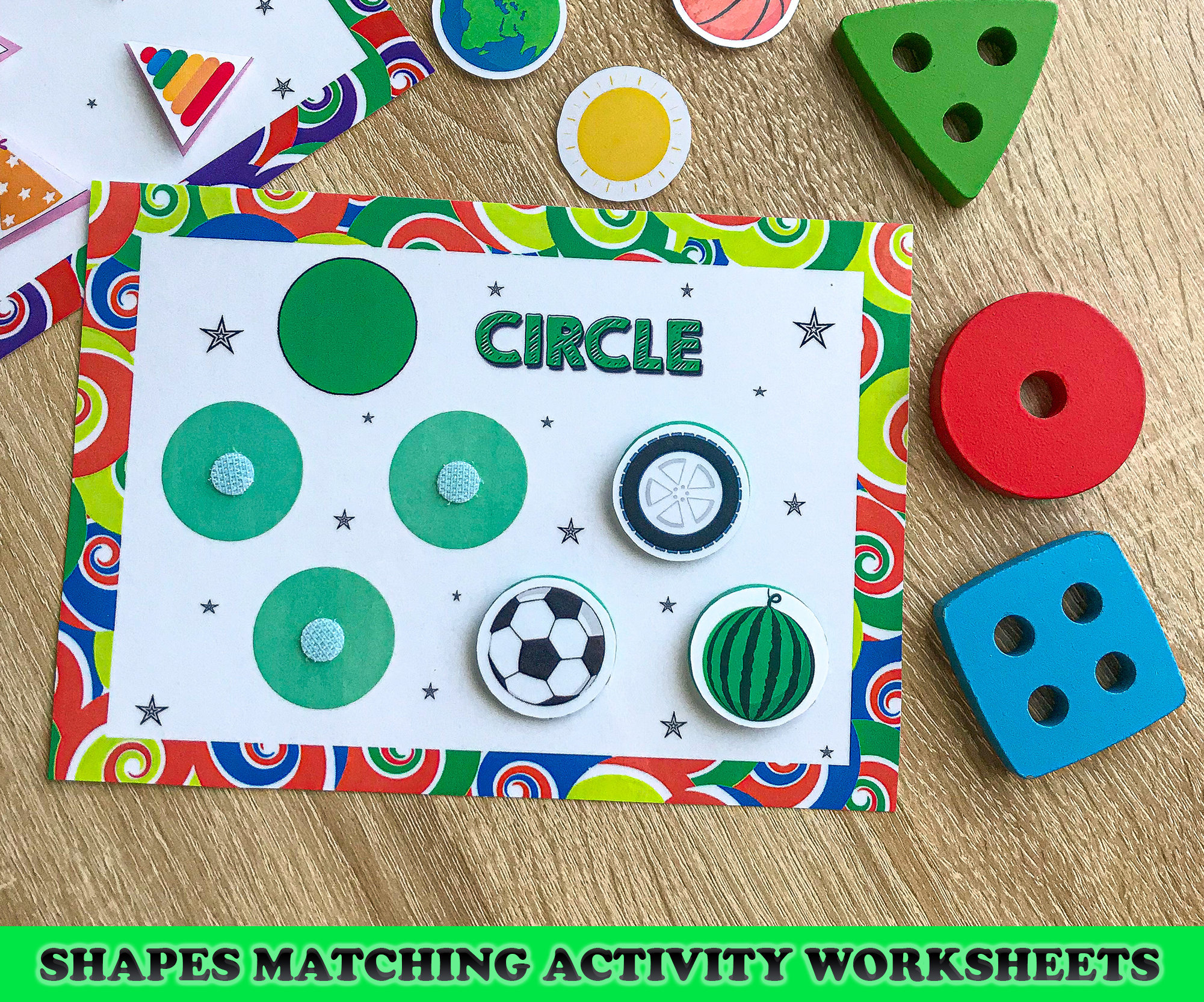 Busy Book Printable Worksheet Preschool Matching Activities - Etsy