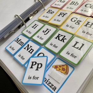 Toddler Learning Binder, Preschool Printable, Busy Book Printable ...