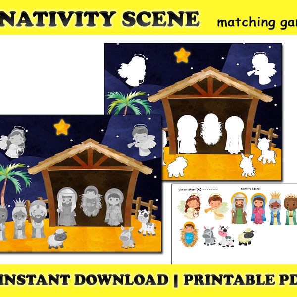 Nativity Puzzle - Etsy
