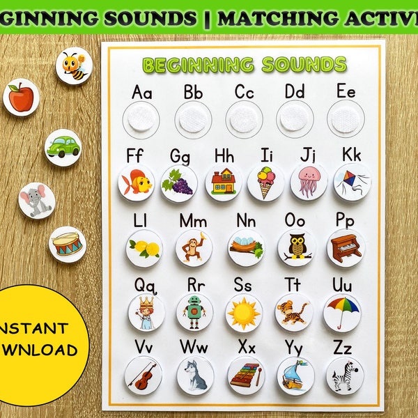 Beginning Sounds - Etsy