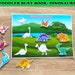 Dinosaur Toddler Printable Busy Book, Dino Learning Binder Worksheets ...