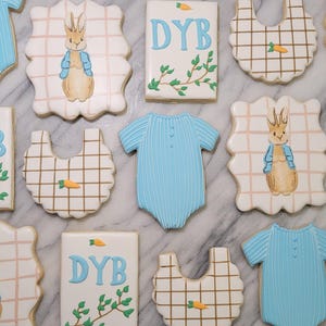 Peter Rabbit Decorated Sugar Cookies - Etsy