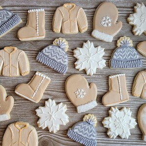 Winter Vibes Decorated Sugar Cookies - Etsy