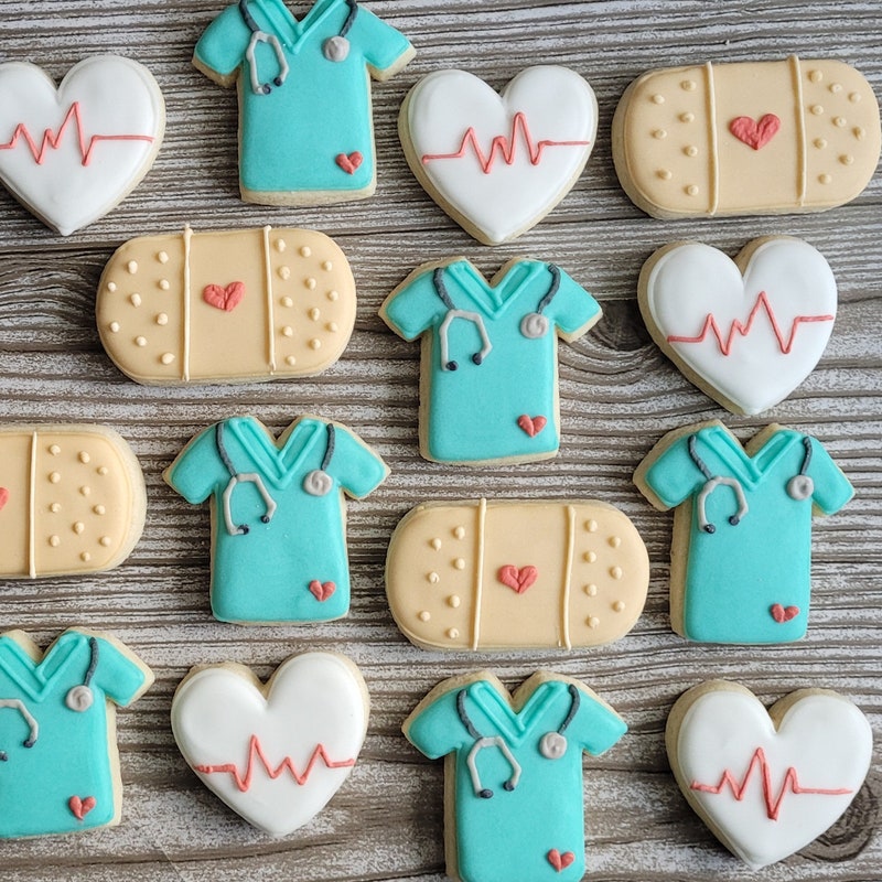 Bandaid Cookies - Etsy