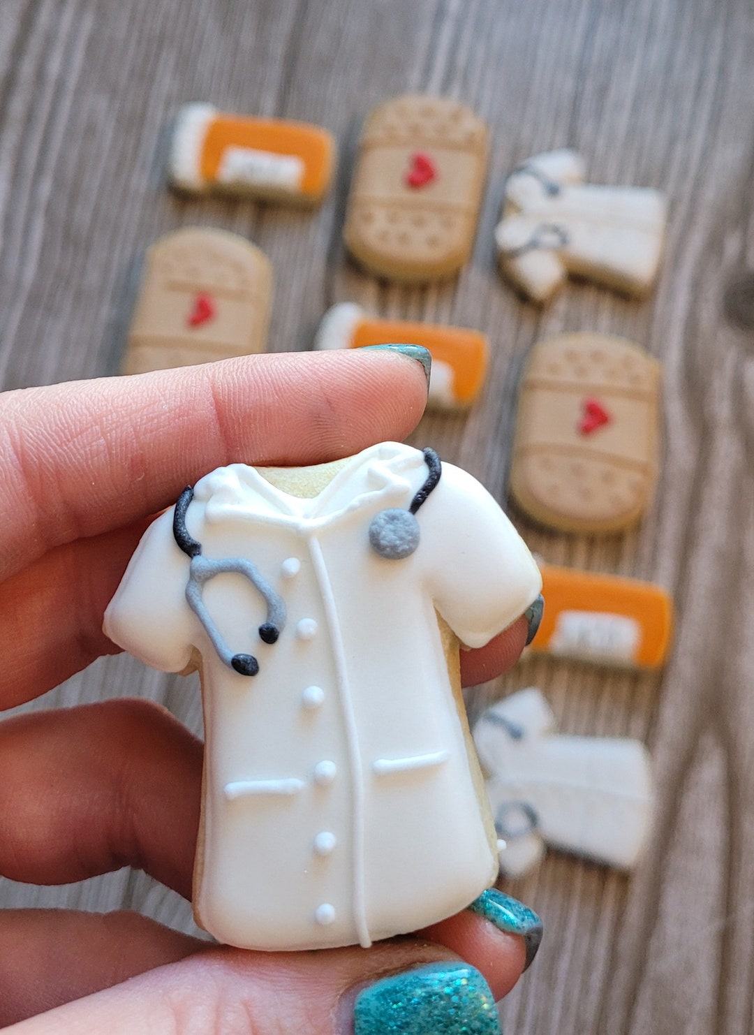 Mini Dr/pharmacist Decorated Sugar Cookies - Etsy