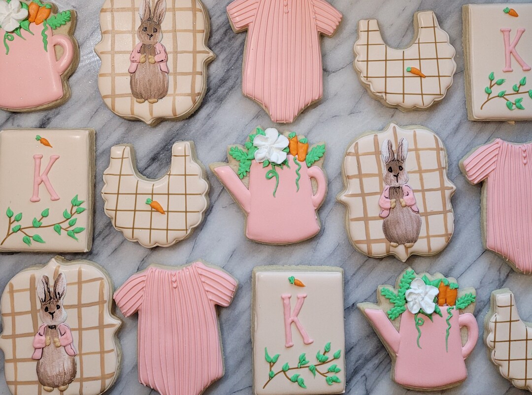 Peter Rabbit Decorated Sugar Cookies - Etsy