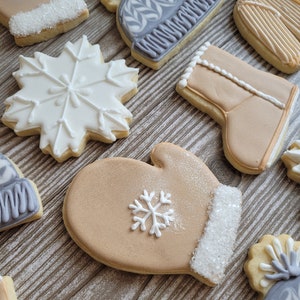 Winter Vibes Decorated Sugar Cookies - Etsy