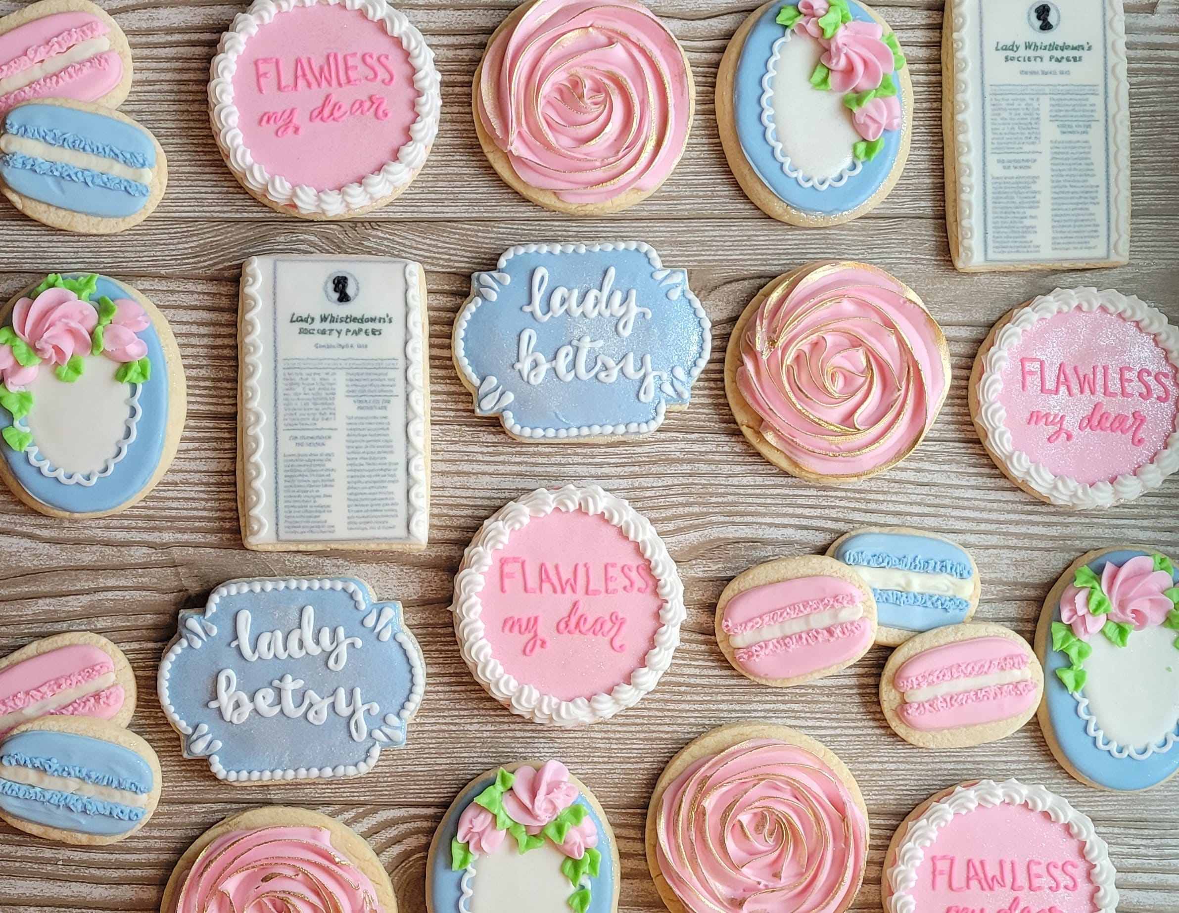 Bridgerton Decorated Sugar Cookies - Etsy