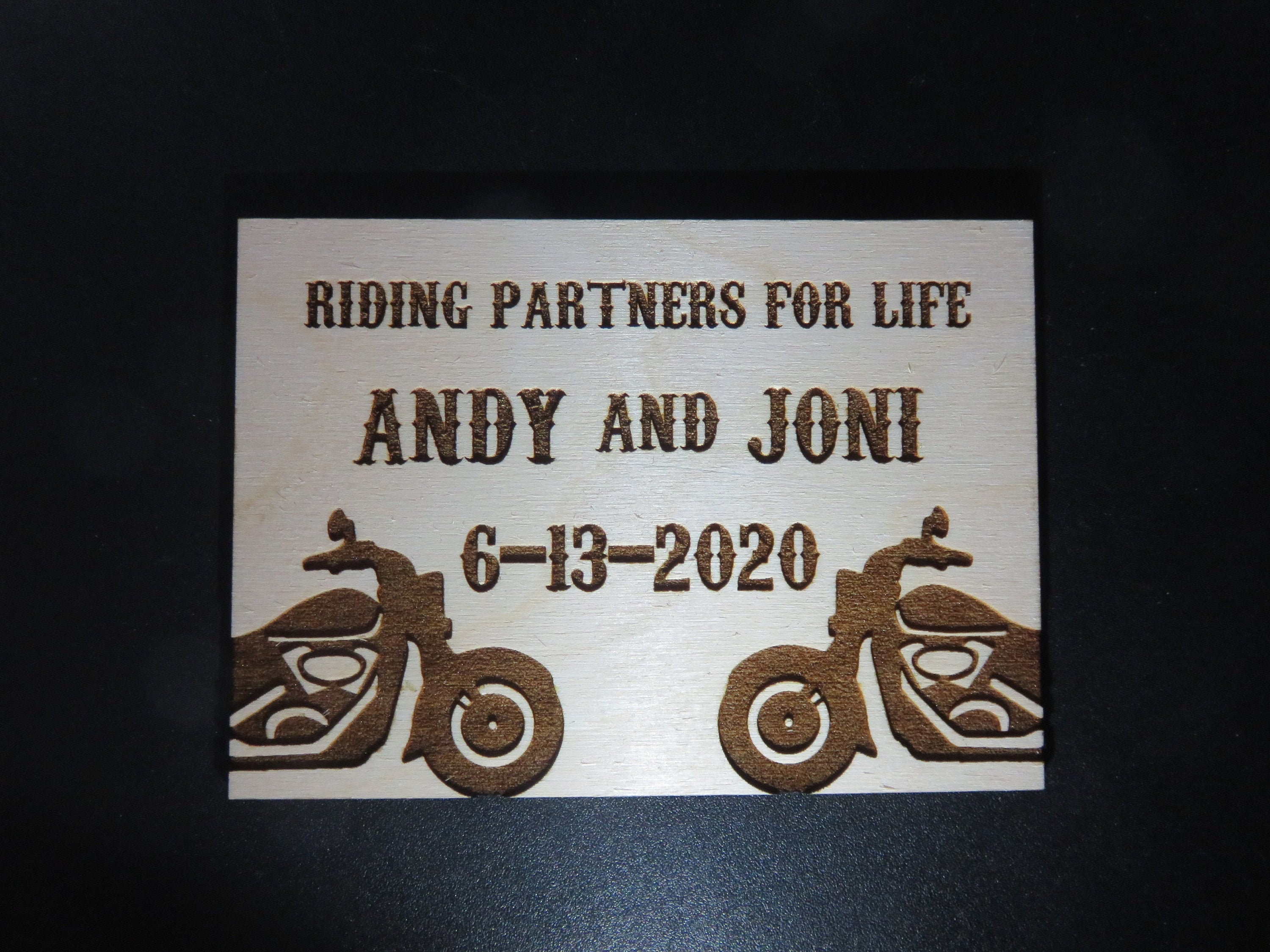Customized Motorcycle Couple Sign - Etsy