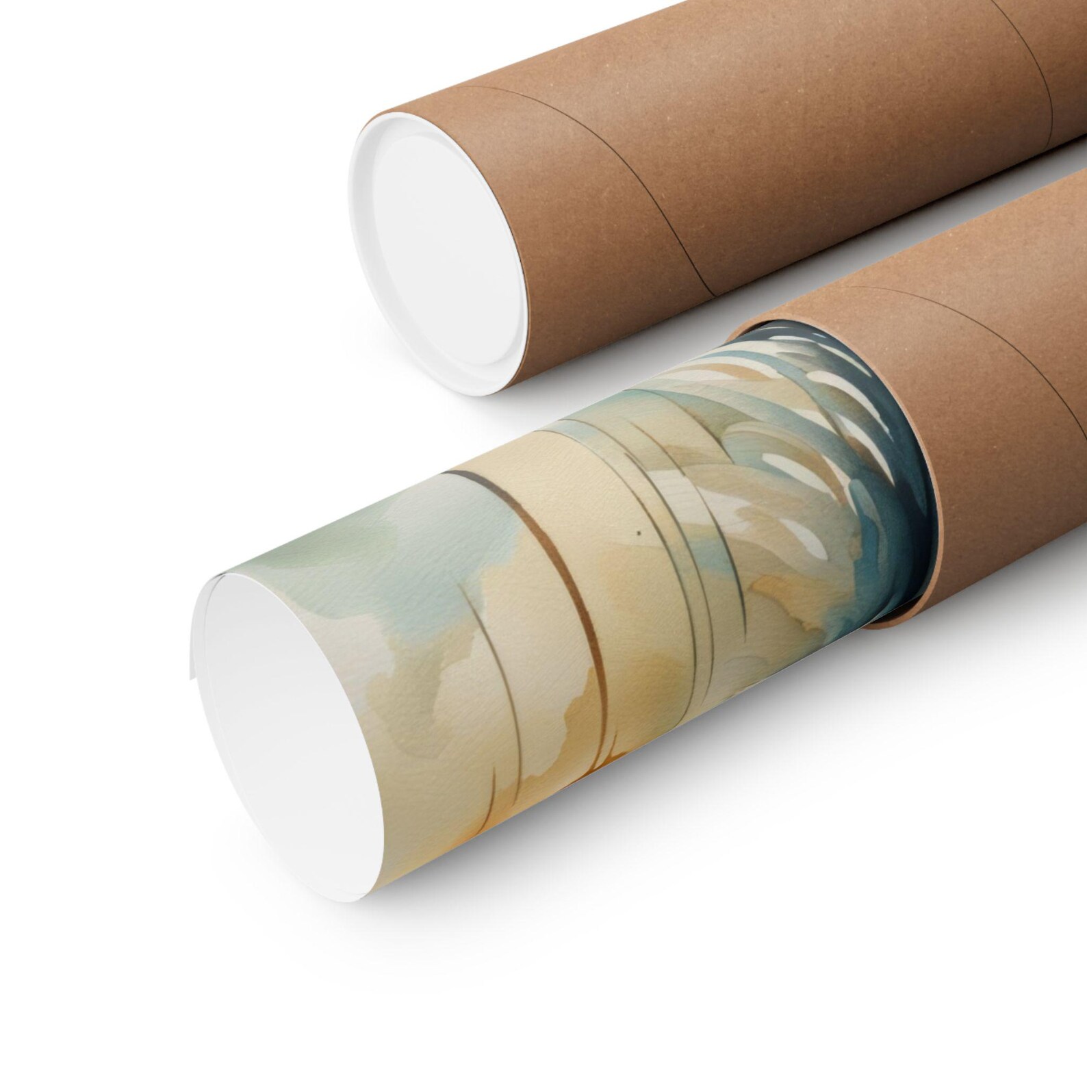 Guardian Angel Poster Blue Angel Watercolor Print Religious Wall Art ...