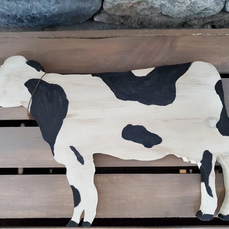 Wooden Cow - Etsy