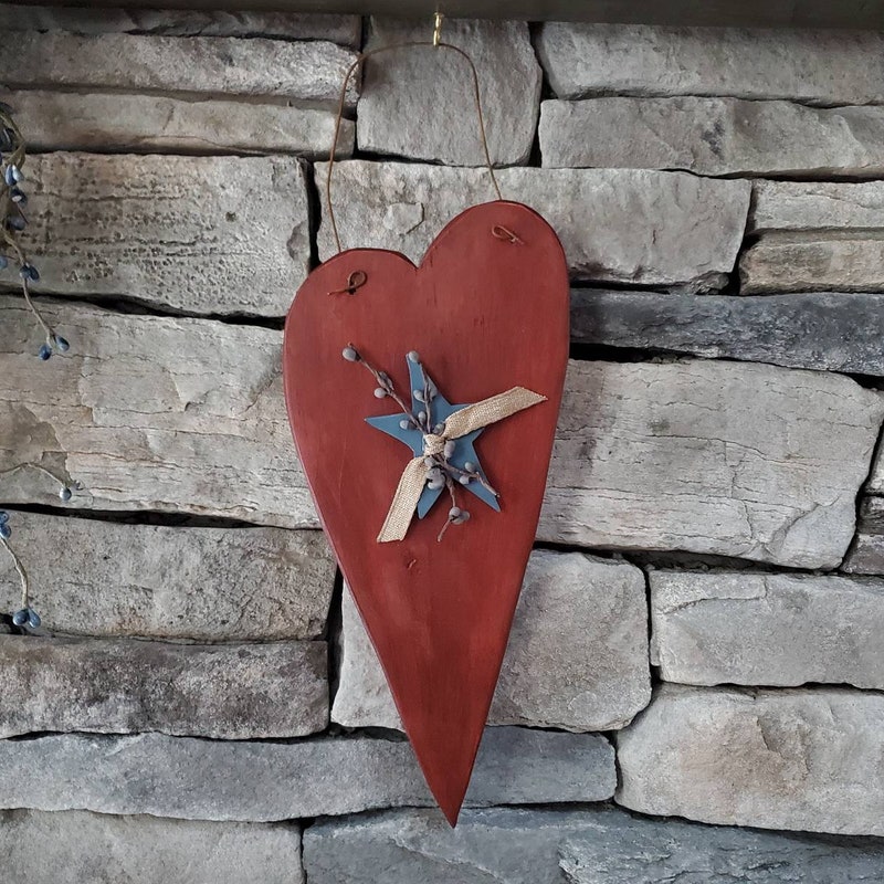 Primitive Valentine Decor - Etsy