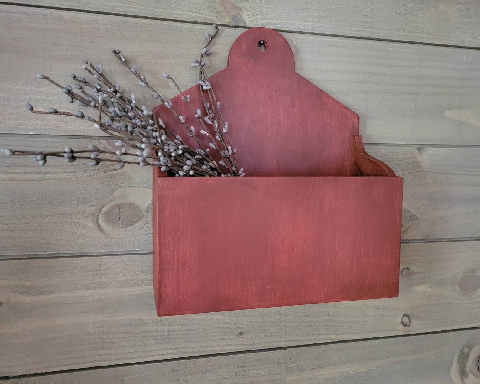 Primitive Wooden Wall Box - Etsy