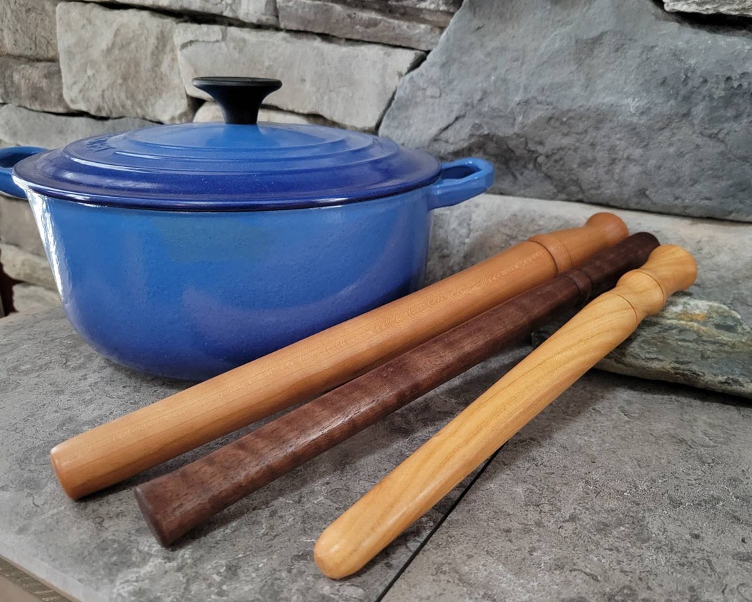 Handturned Spurtle Cherry, Walnut, Maple or Apricot - Etsy