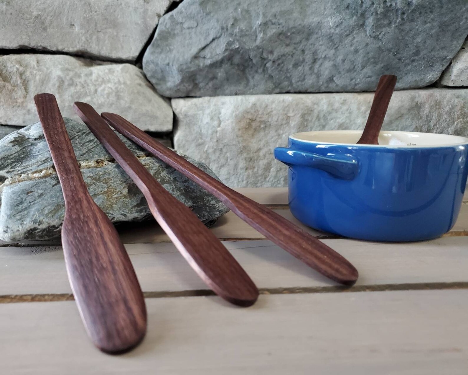 Handcrafted Wooden Spreader Walnut - Etsy