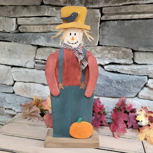 Wooden Scarecrow - Etsy