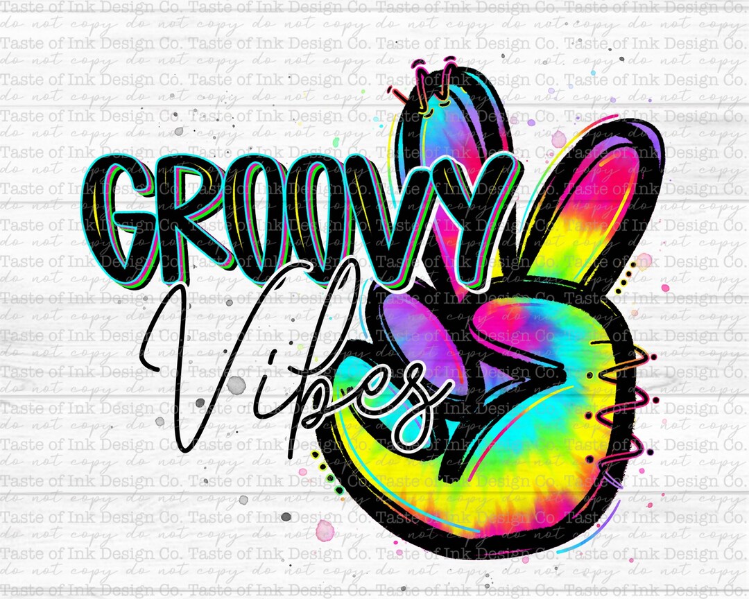 Groovy Vibes Sublimation PNG PNG Digital Download Peace - Etsy