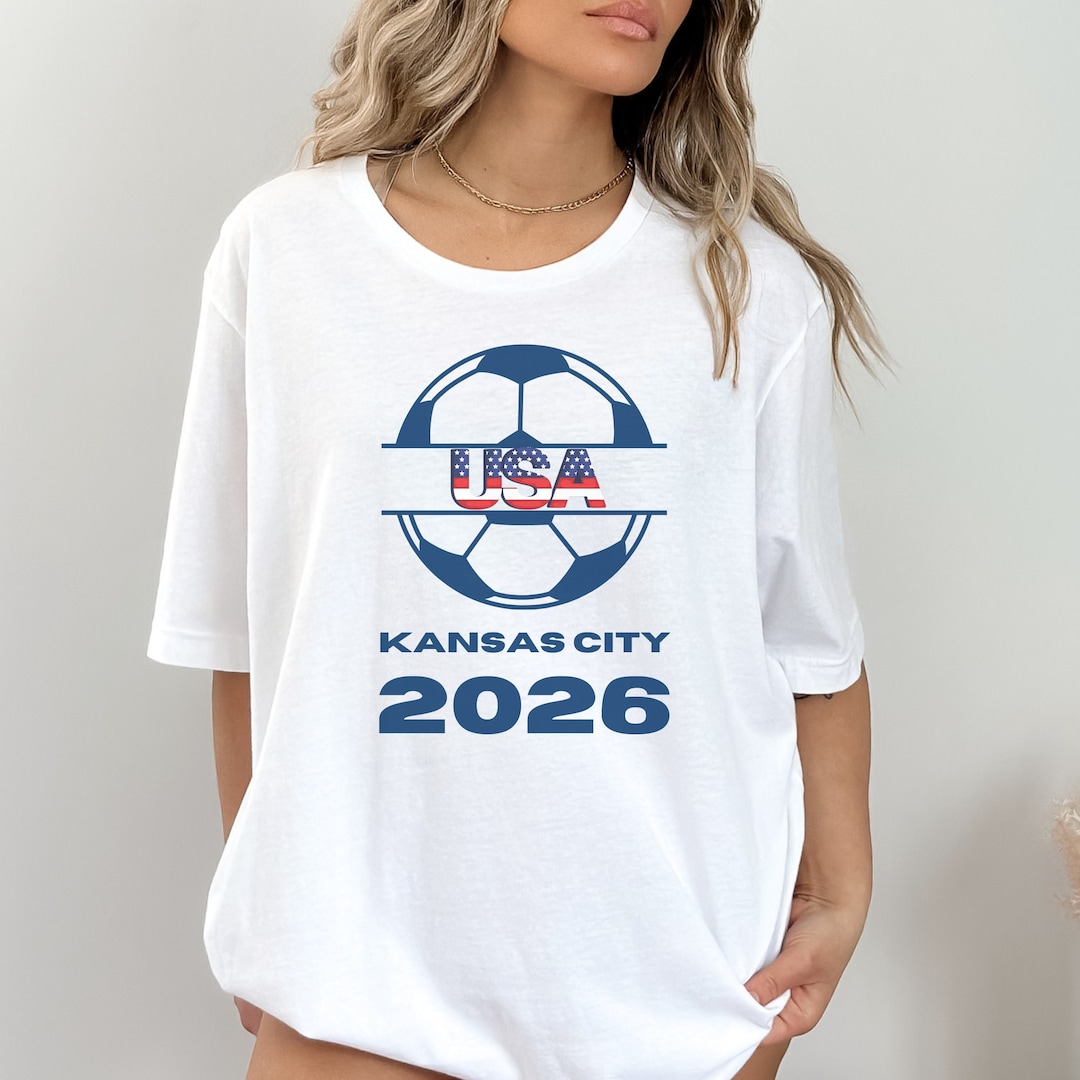 Kansas City Soccer T-shirt, USA Soccer Cup, Mens Soccer Tournament 2026 ...