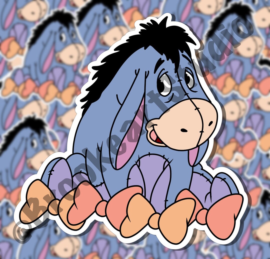 Disney Eeyore Sticker - Etsy