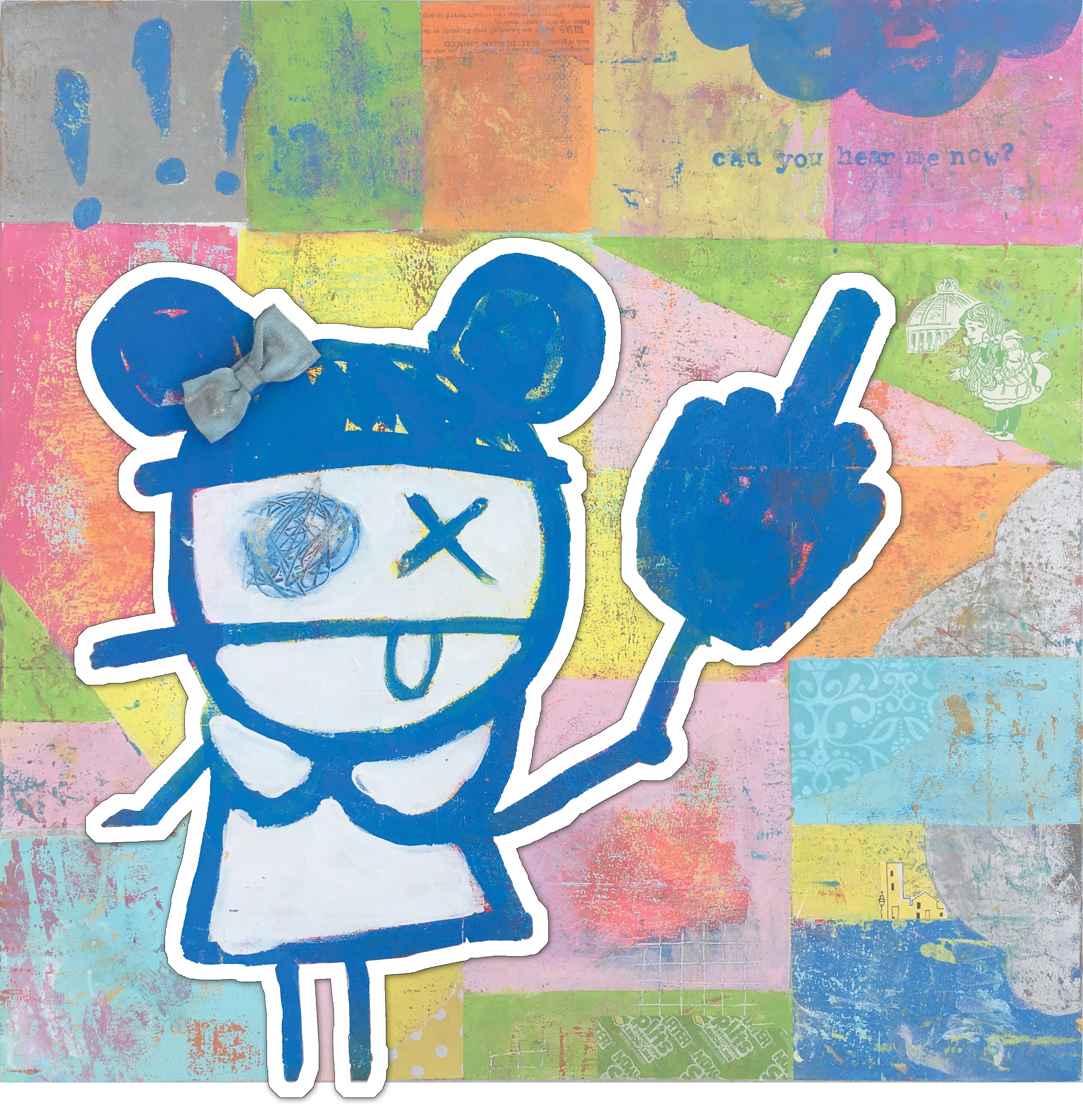 Middle Finger Vinyl Sticker Die Cut Graffiti Girl From - Etsy