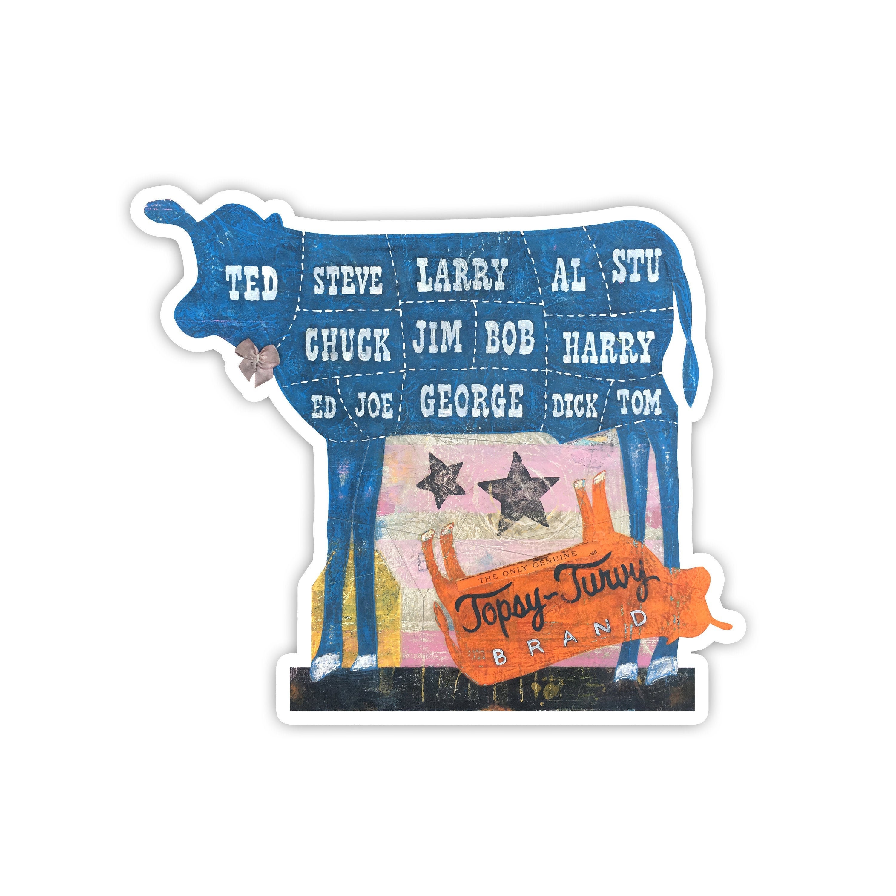 Fresh Meat Vinyl Sticker Die Cut From My Original Painting - Etsy New ...