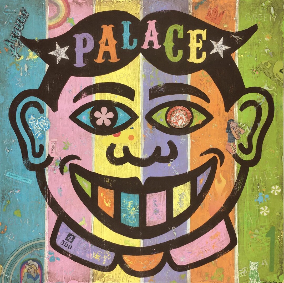 Original Painting 17"x17" - Tillie Palace Amusements - Asbury Park NJ ...