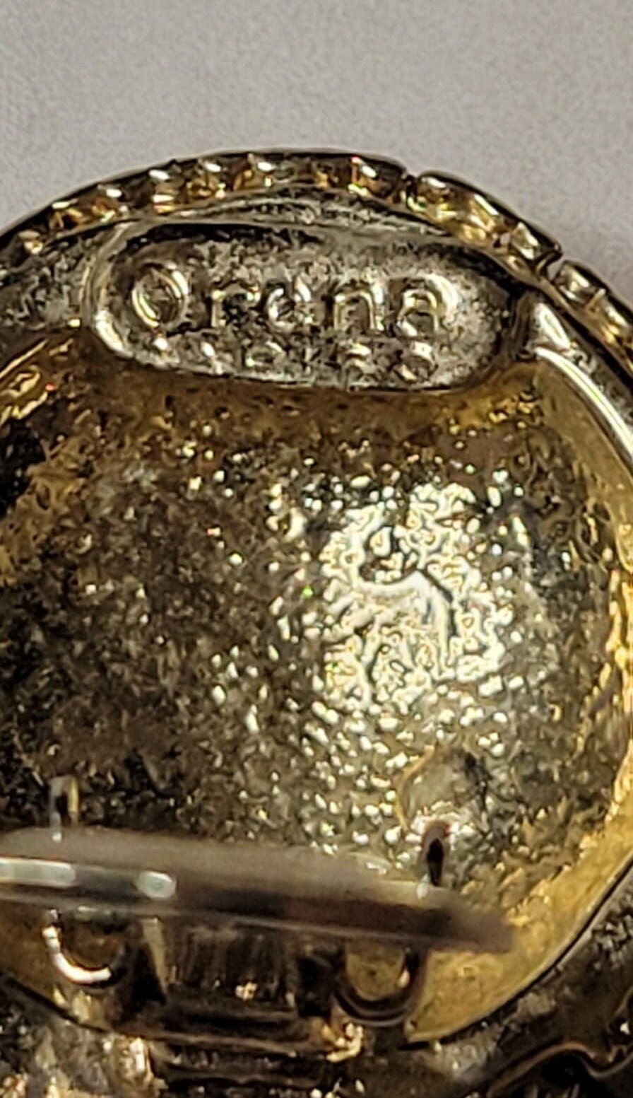 Amazing Vintage ORENA Paris Signed Earring Clip-on - Etsy