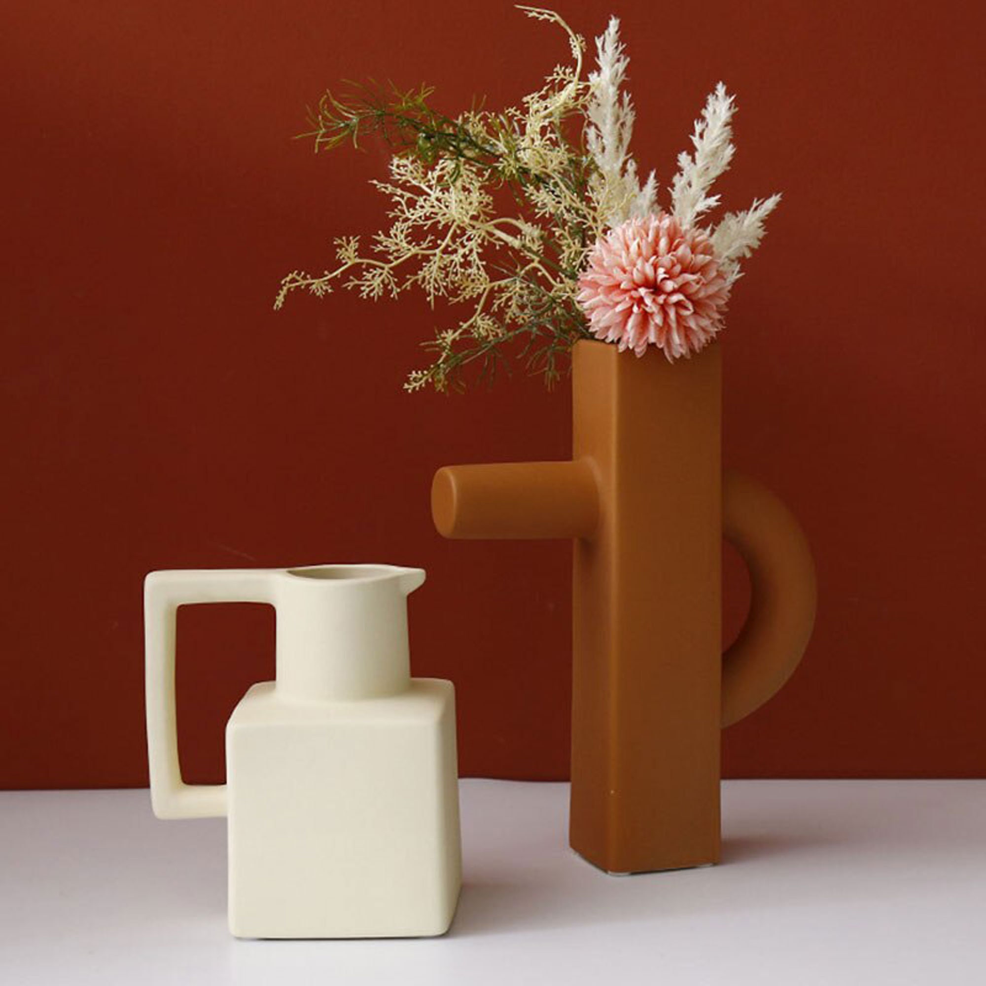 Creative Nordic Minimalist Vase/ Handmade Ceramic Vase/ Living | Etsy