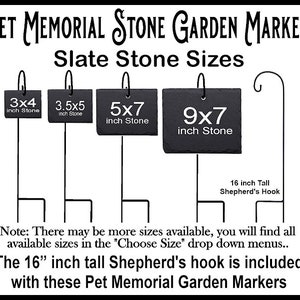 Doberman Memorial SLATE Sign With Shepherd's Hook Garden Marker ...