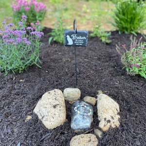 Personalized Pigeon Memorial Slate Stone: Laser Engraved Garden Marker ...
