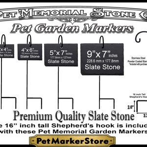 Hamster Grave Memorial Stone Sign With Shepherd's Hook. Personalized ...