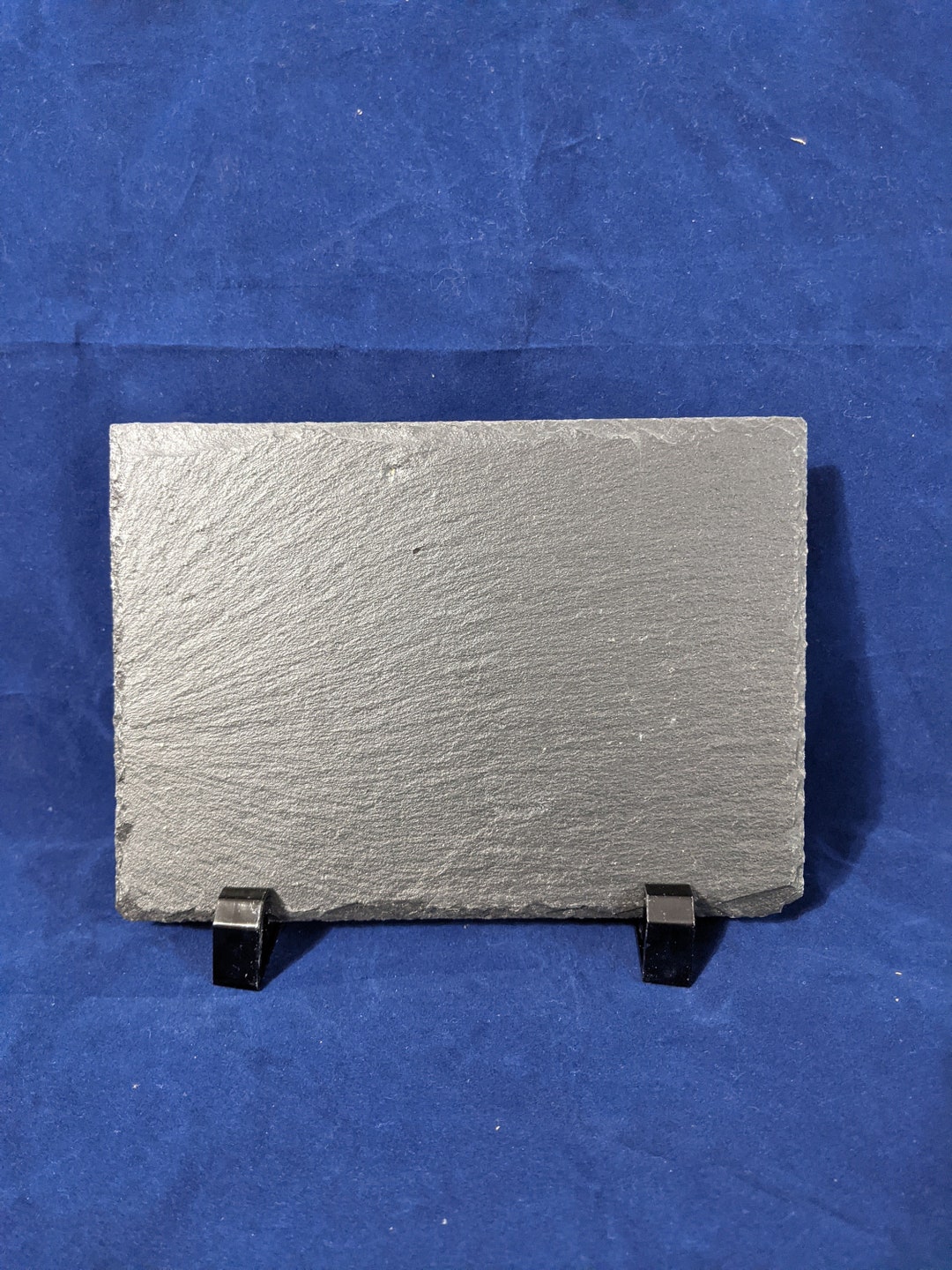 Slate Stone Plaque 8"x10" With Stand "no Engraving" Stone and Feet Only ...