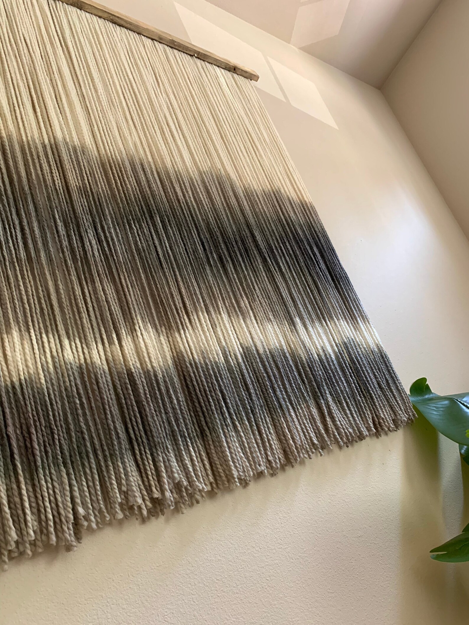 STORM Moody Grey Tone Pallet Dip Dye Wall Hanging Art Decor - Etsy