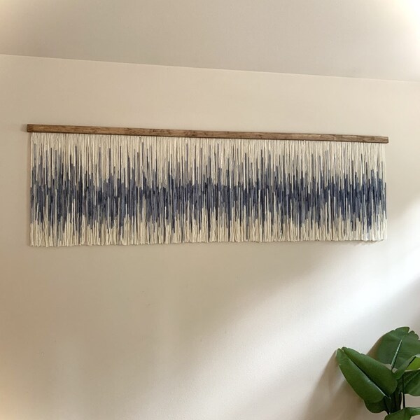 Wall Hanging Blue - Etsy