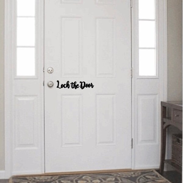 Front Door Decal and Sign - Etsy