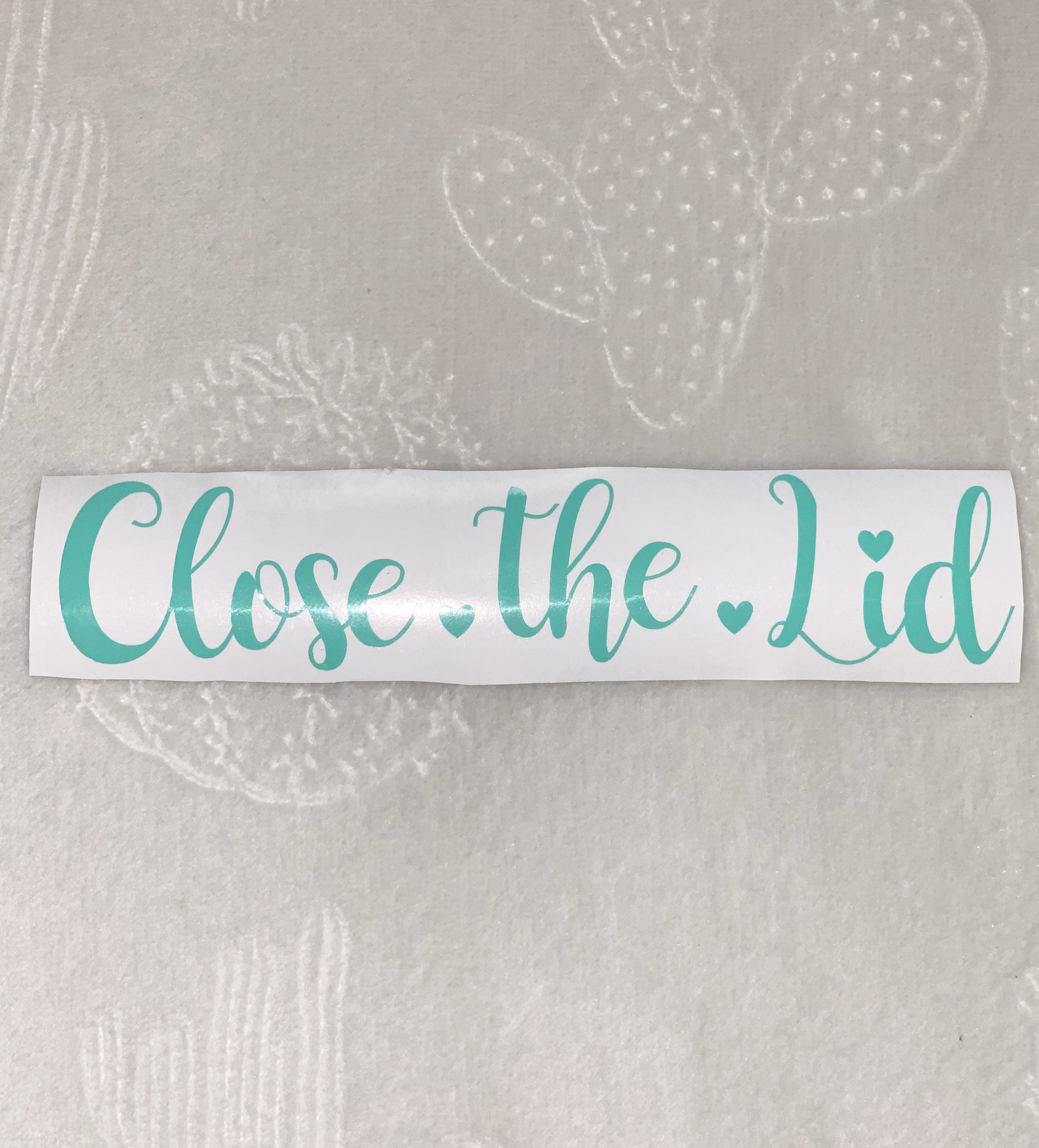 Close the Lid Decal Close the Lid Sign Close the Lid - Etsy