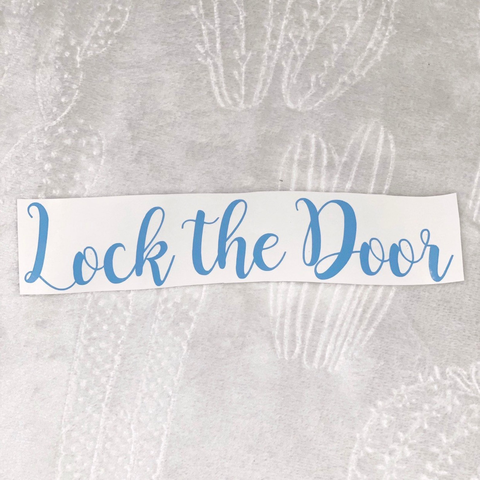 Lock the Door Decal Lock the Door Sign Lock the Door | Etsy