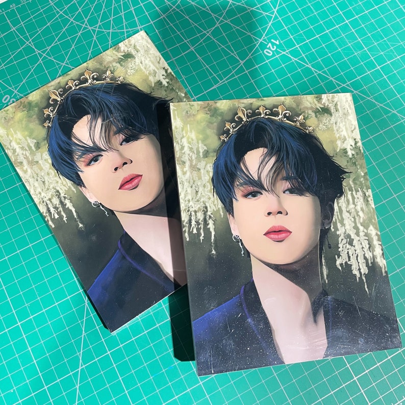 BTS Jimin PRINCE Fanart Portrait Project// Bangtan Decoration BTS Gift Made for Armys ...
