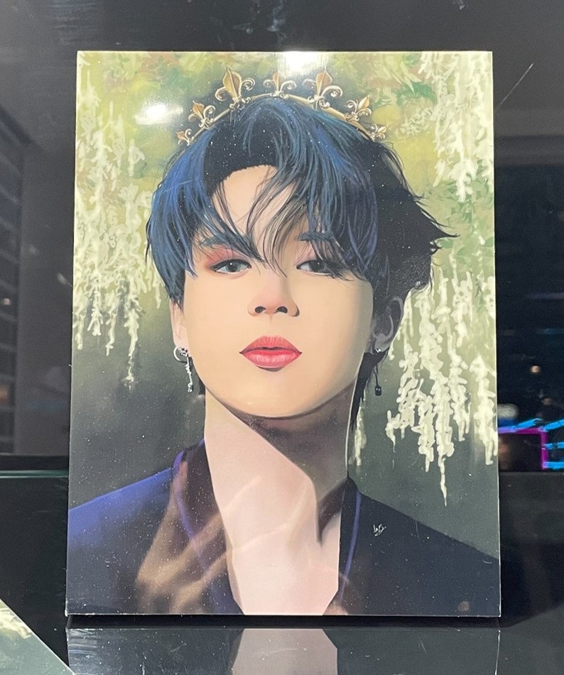 BTS Jimin PRINCE Fanart Portrait Project// Bangtan Decoration BTS Gift Made for Armys ...