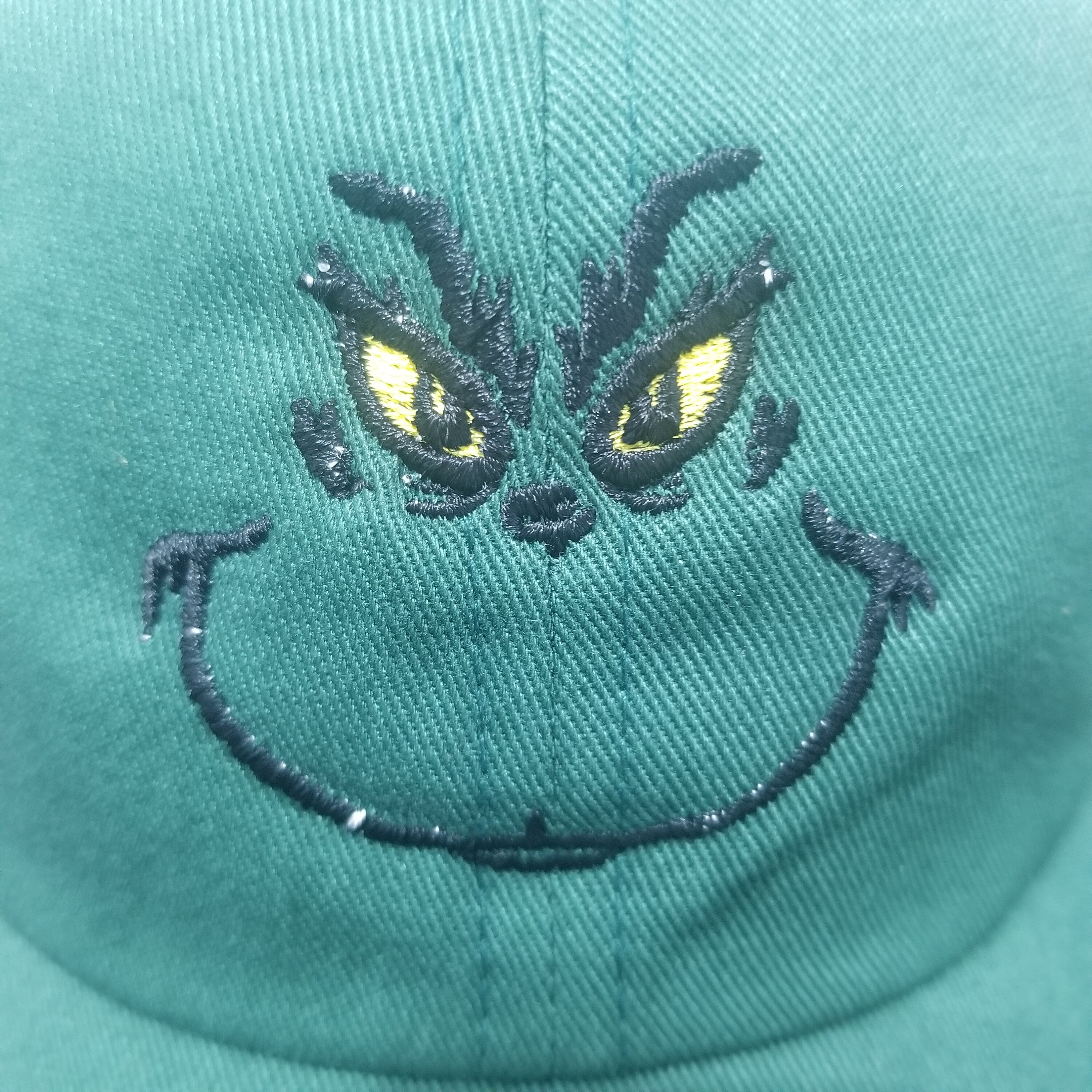The Grinch Dad Hat Grinch Cap Grinch Hat | Etsy