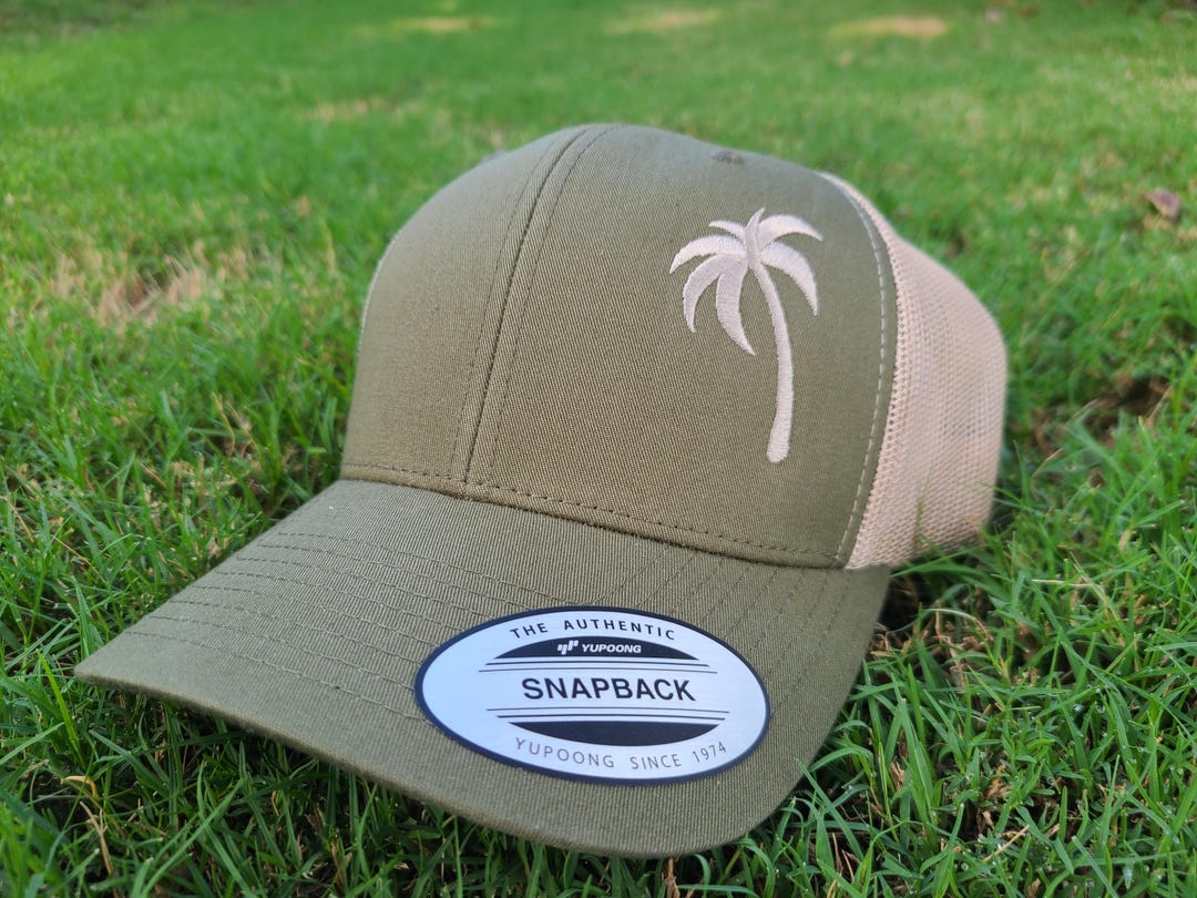 Palm Cap | Summer Palm Cap | Beachside Cap | Palm Beach Cap - Etsy
