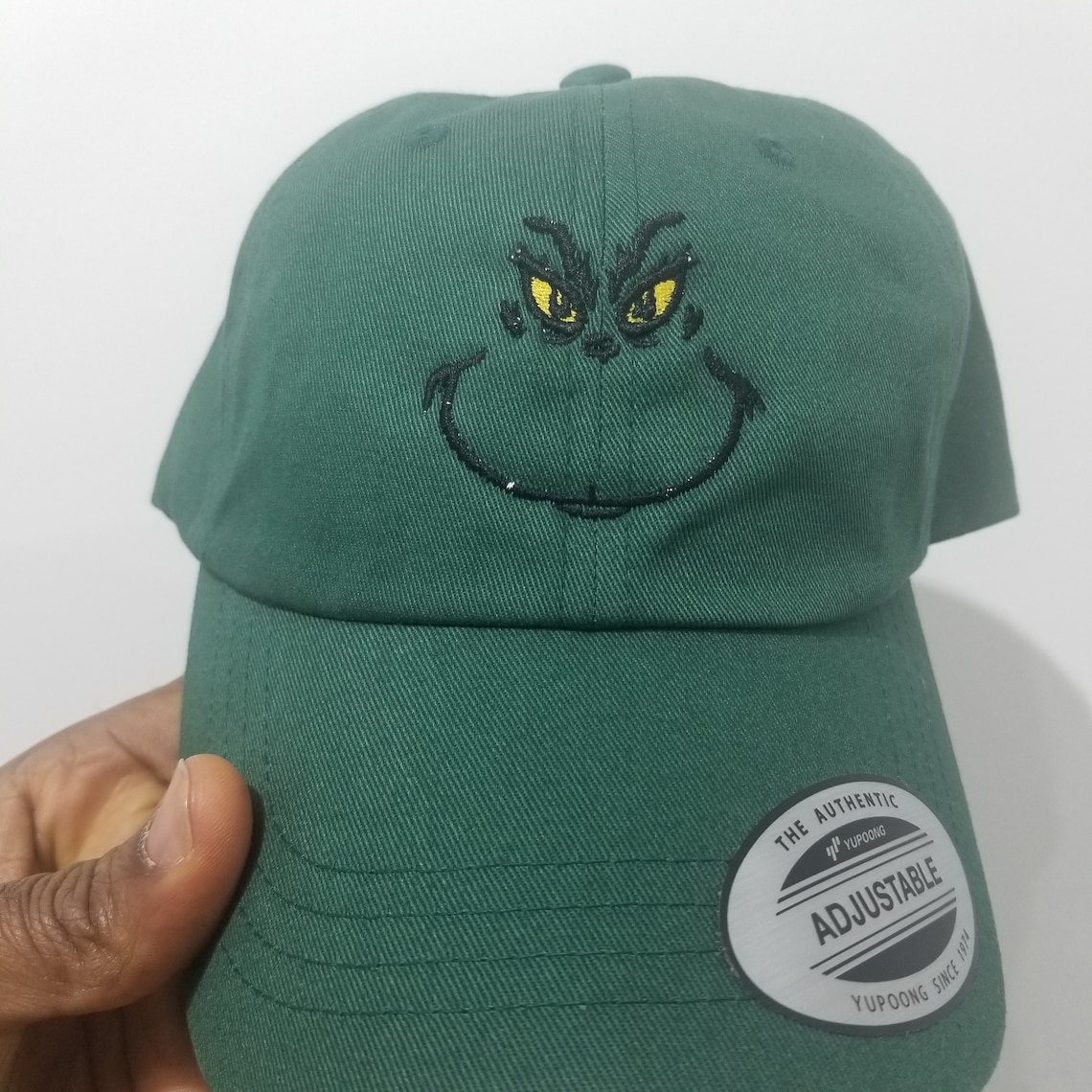 The Grinch Dad Hat Grinch Cap Grinch Hat | Etsy