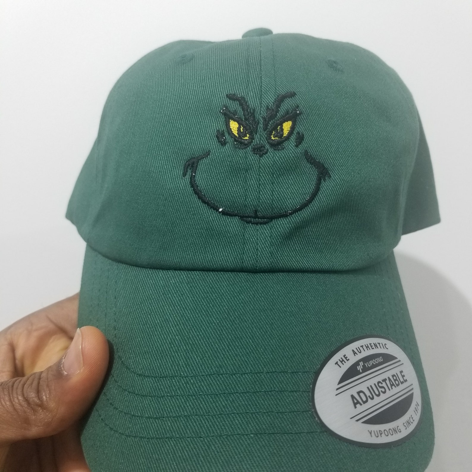 The Grinch Dad Hat Grinch Cap Grinch Hat | Etsy
